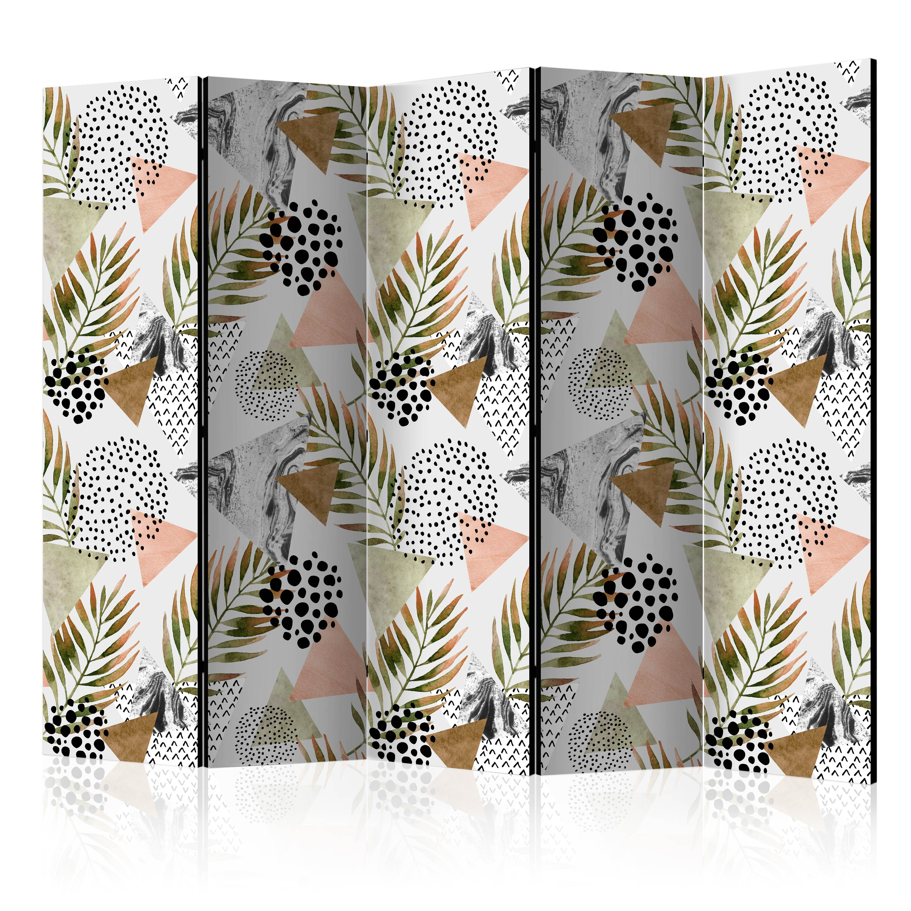 East Urban Home Room Divider - Tropical Geometry II [Room Dividers ...